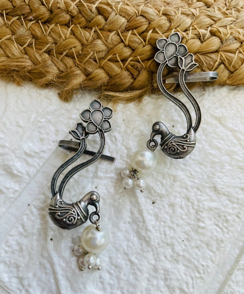 Brass Silver Replica Ear Cuff - Givame